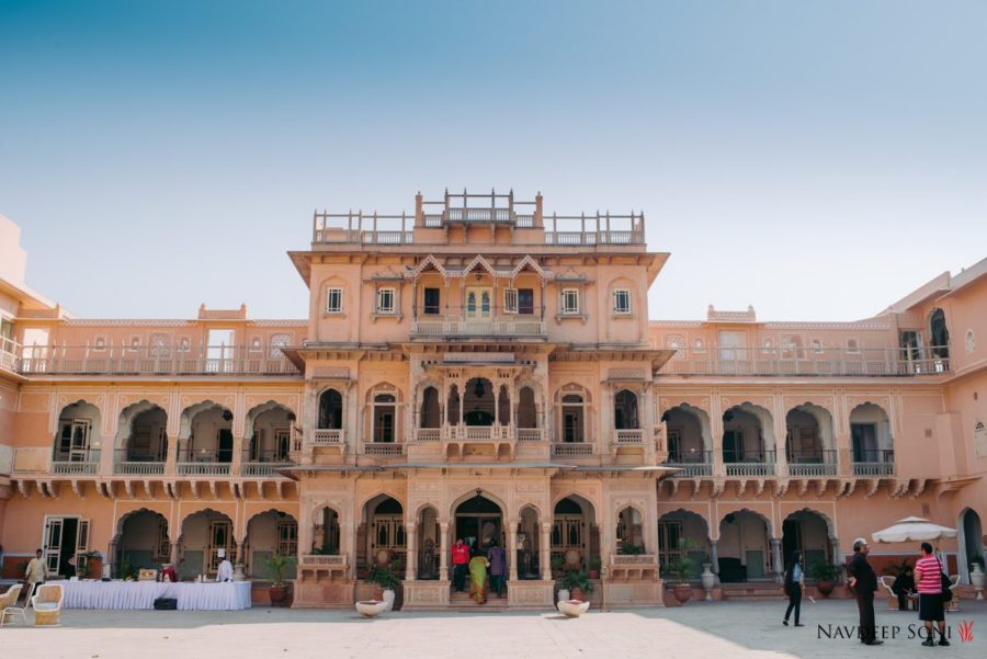 Cross Cultural Yet Traditional Indian Wedding At Chomu Palace Jaipur